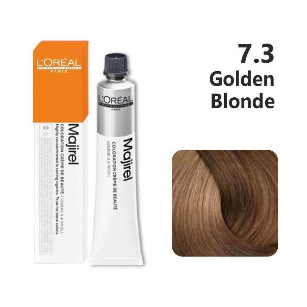 Loreal Professional Majirel Hair Color 50G 7.3 Golden Blonde - Zora ...